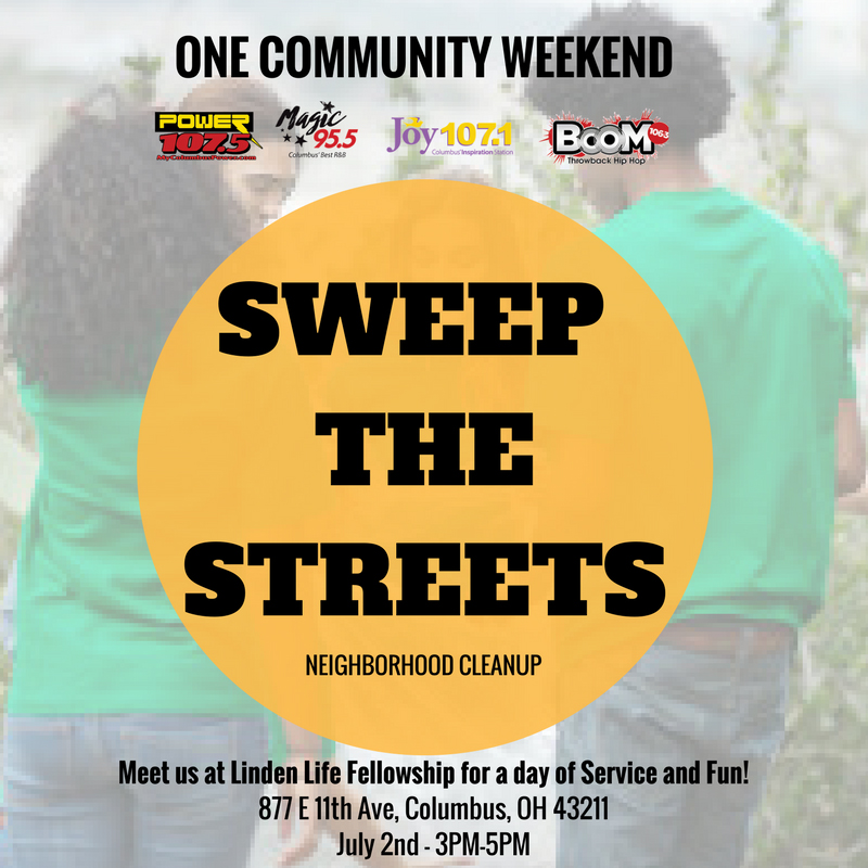 ‘Sweep The Streets’ Neighborhood Cleanup - Power 107.5